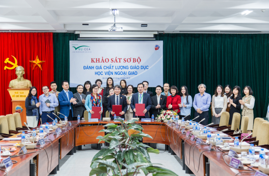Preliminary site visit assessing quality of education at Diplomatic ...