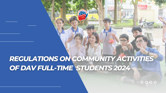 Regulations on Community Activities of DAV Full-time Students 2024 ...