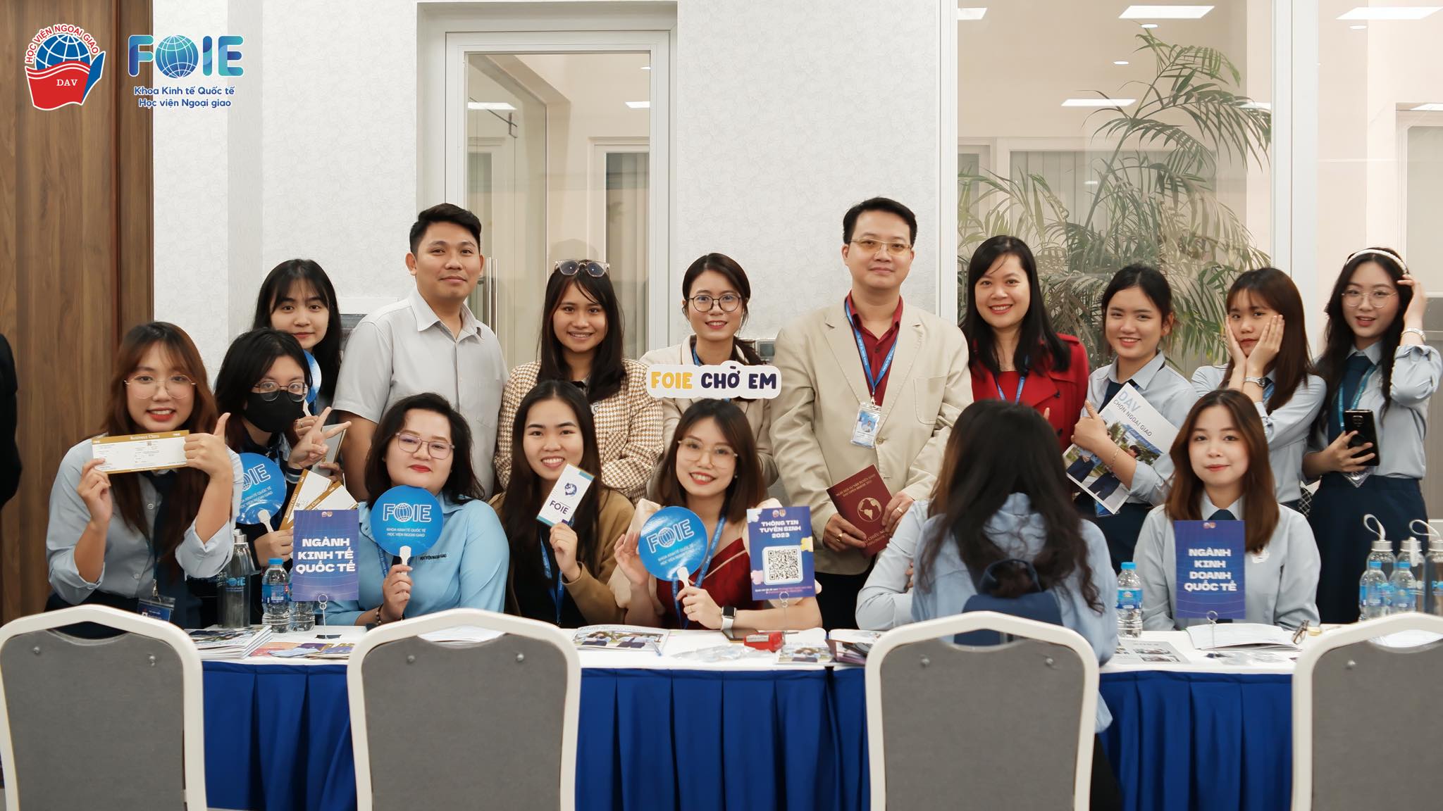Khoa Kinh tế Quốc tế tại ngày hội tư vấn tuyển sinh DAV-Open House 2023 - Học viện Ngoại giao