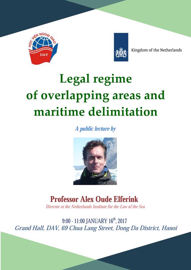 Lecture "Legal regulations of overlapping maritime zones and maritime ...